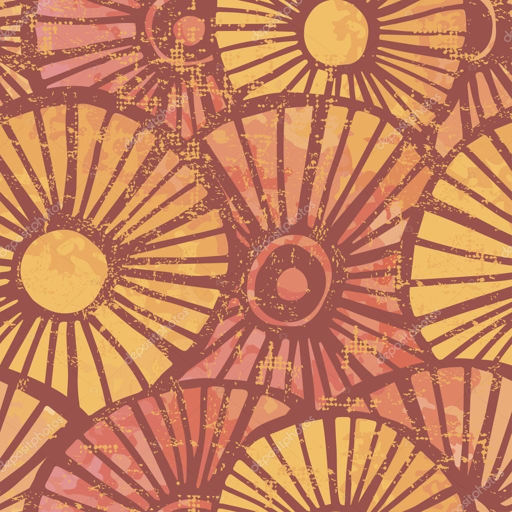 Hand drawn retro shabby seamless pattern — Free Stock Vector ...