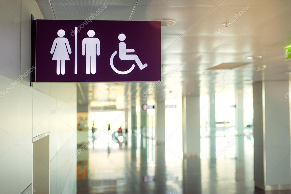 Public restroom signs — Stock Photo © luengo_ua #92928790
