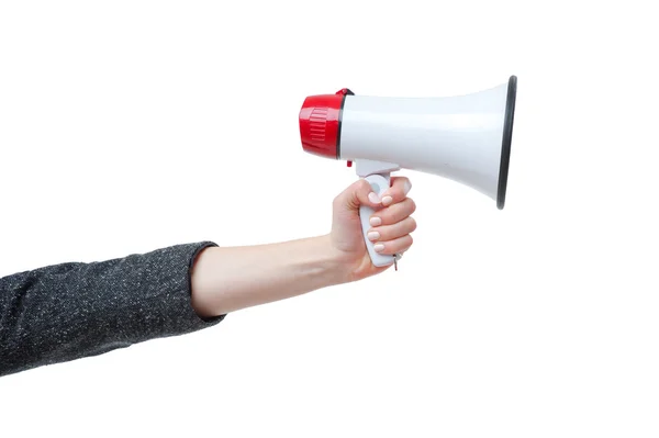 Hand holding megaphone Stock Photos, Royalty Free Hand holding ...