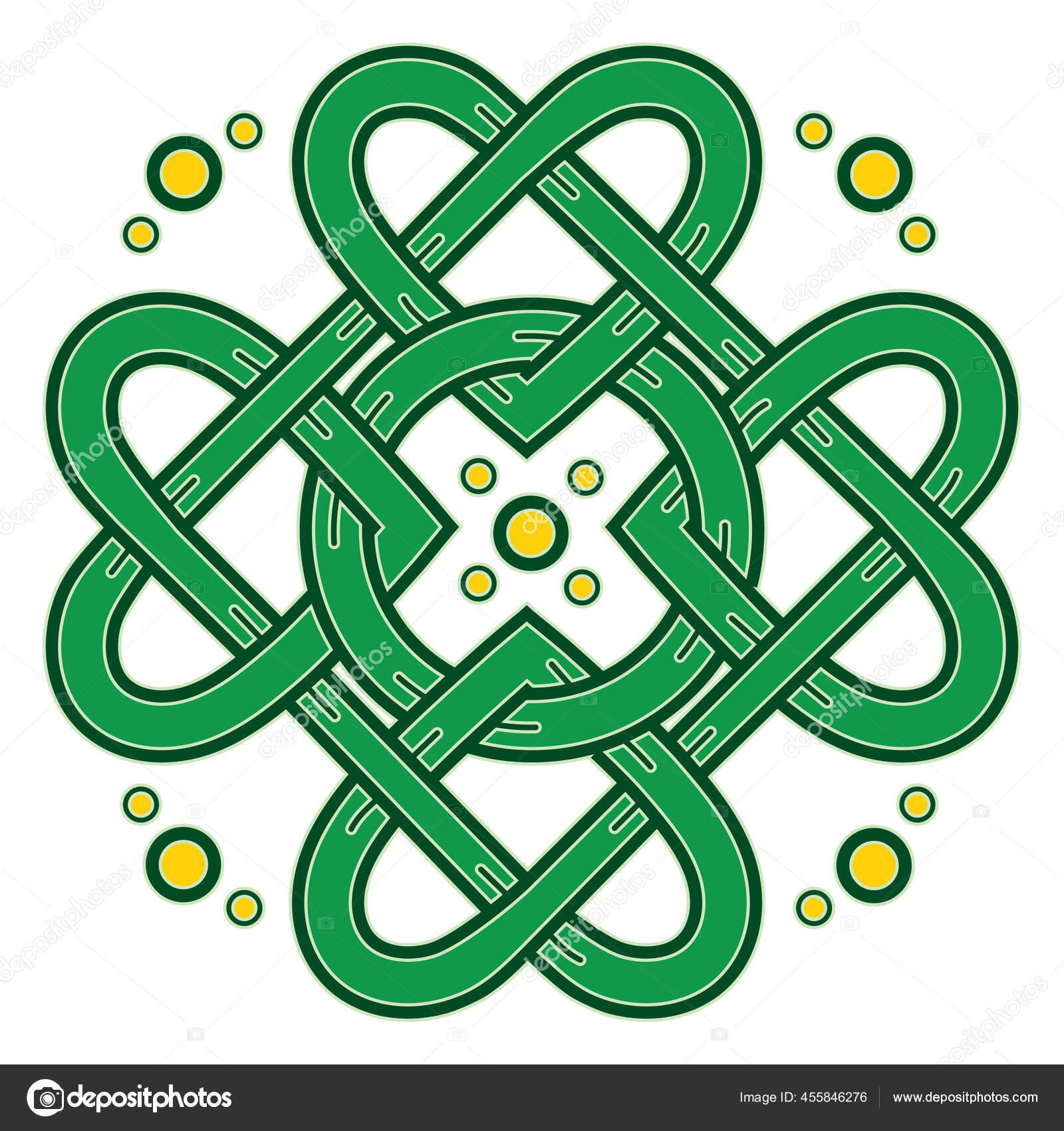 Celtic Four Leaf Clover