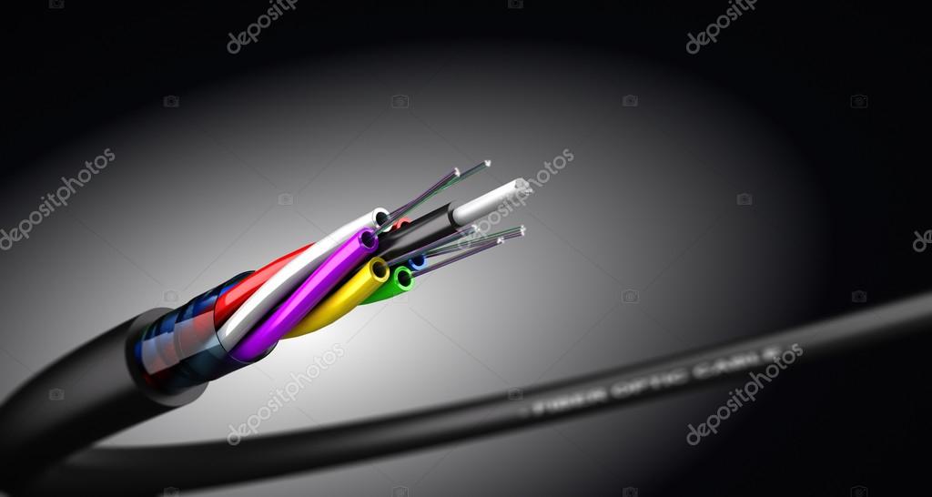 Fiber Optic Cable — Stock Photo © Olivier26 #76473915