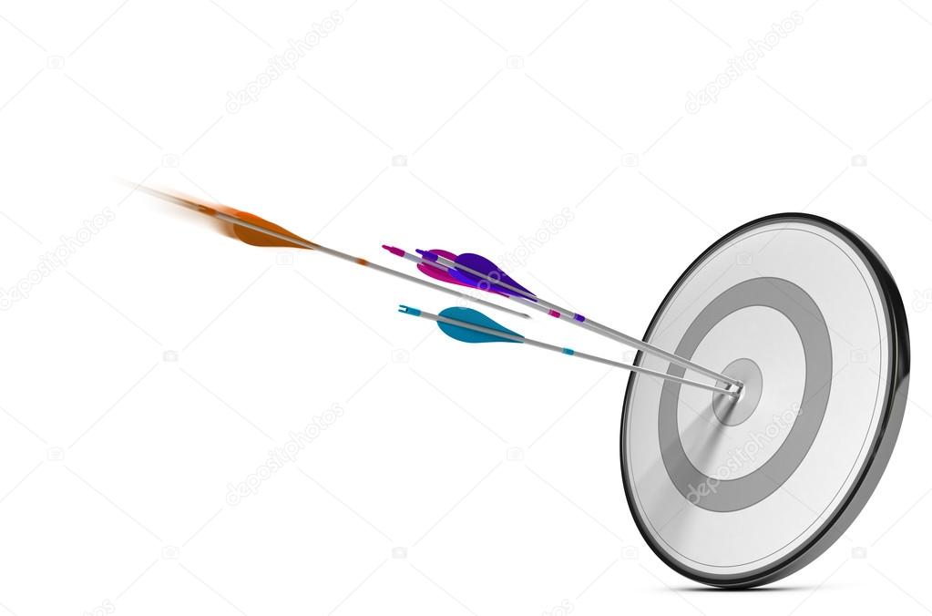 Direct Marketing. Target and Arrows Stock Photo by ©Olivier26 77480282