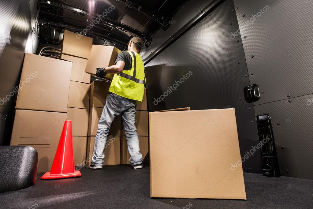 Cargo Van Loading Stock Photo by ©welcomia 52800047