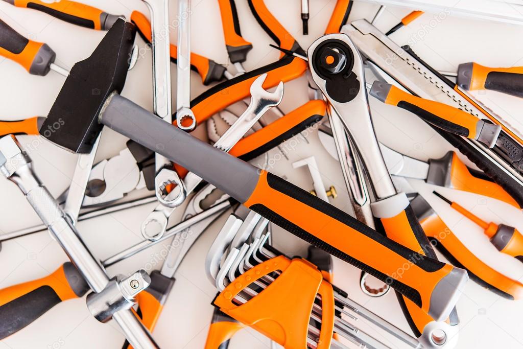 Pile of Garage Tools — Stock Photo © welcomia #94397614