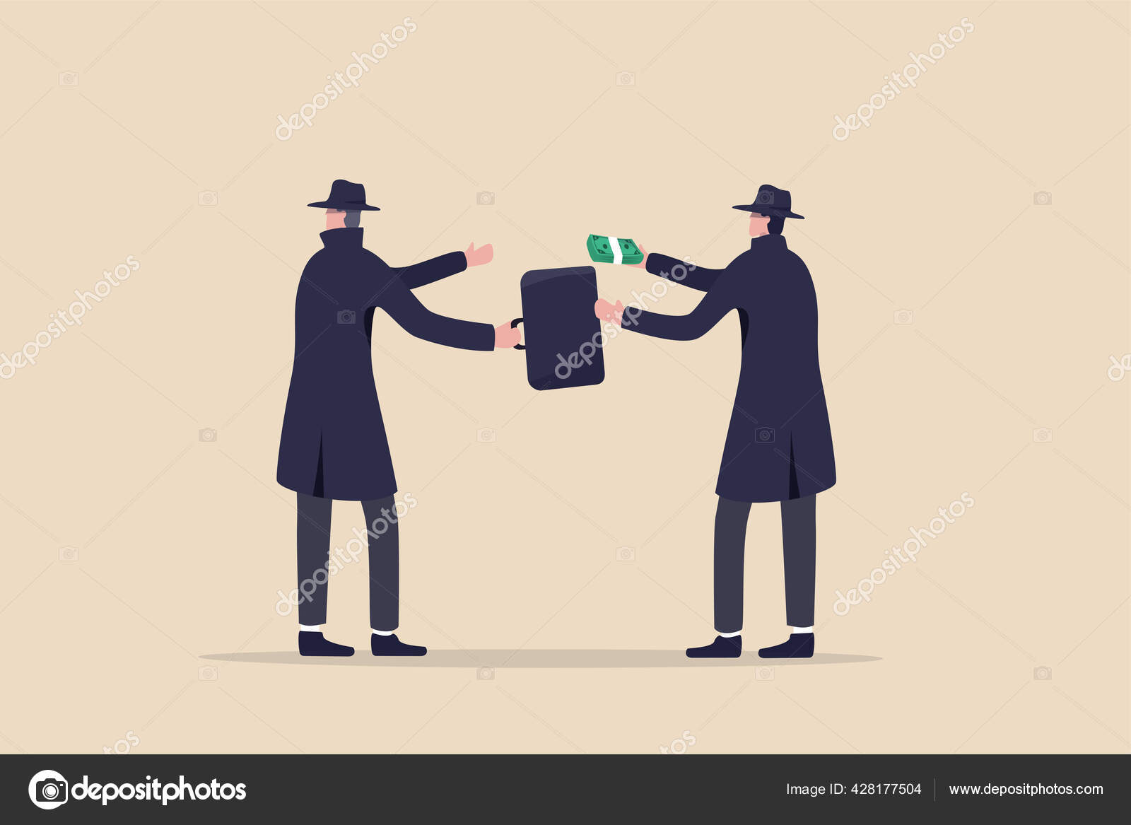 Negocio Fraudulento Soborno Engaño Corrupción Hacker Que Roban Datos ...