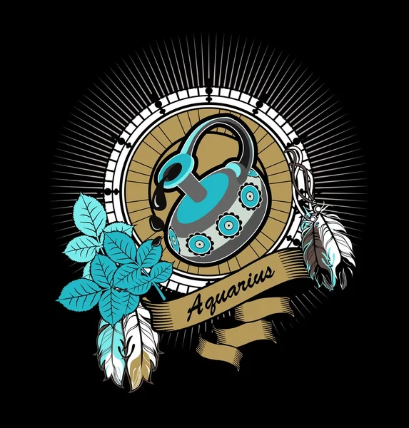 Zodiac aquarius Vector Art Stock Images | Depositphotos