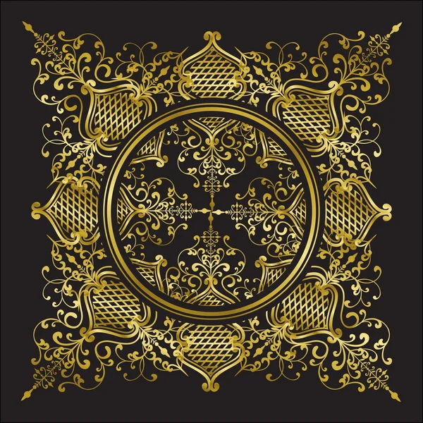 Gold lace border Vector Art Stock Images | Depositphotos