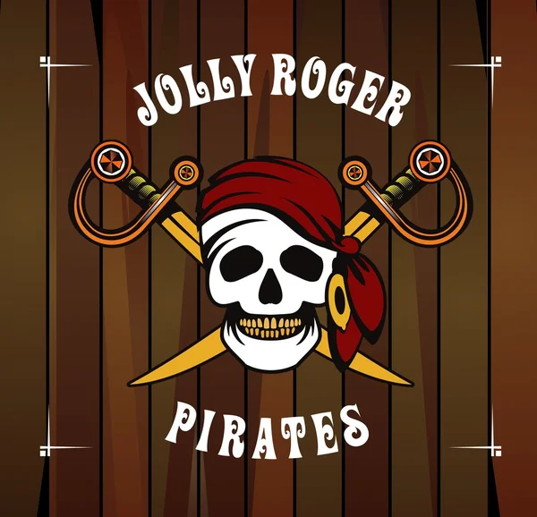 Jolly Roger emblem Stock Vector Image by ©marrishuannna #102491780