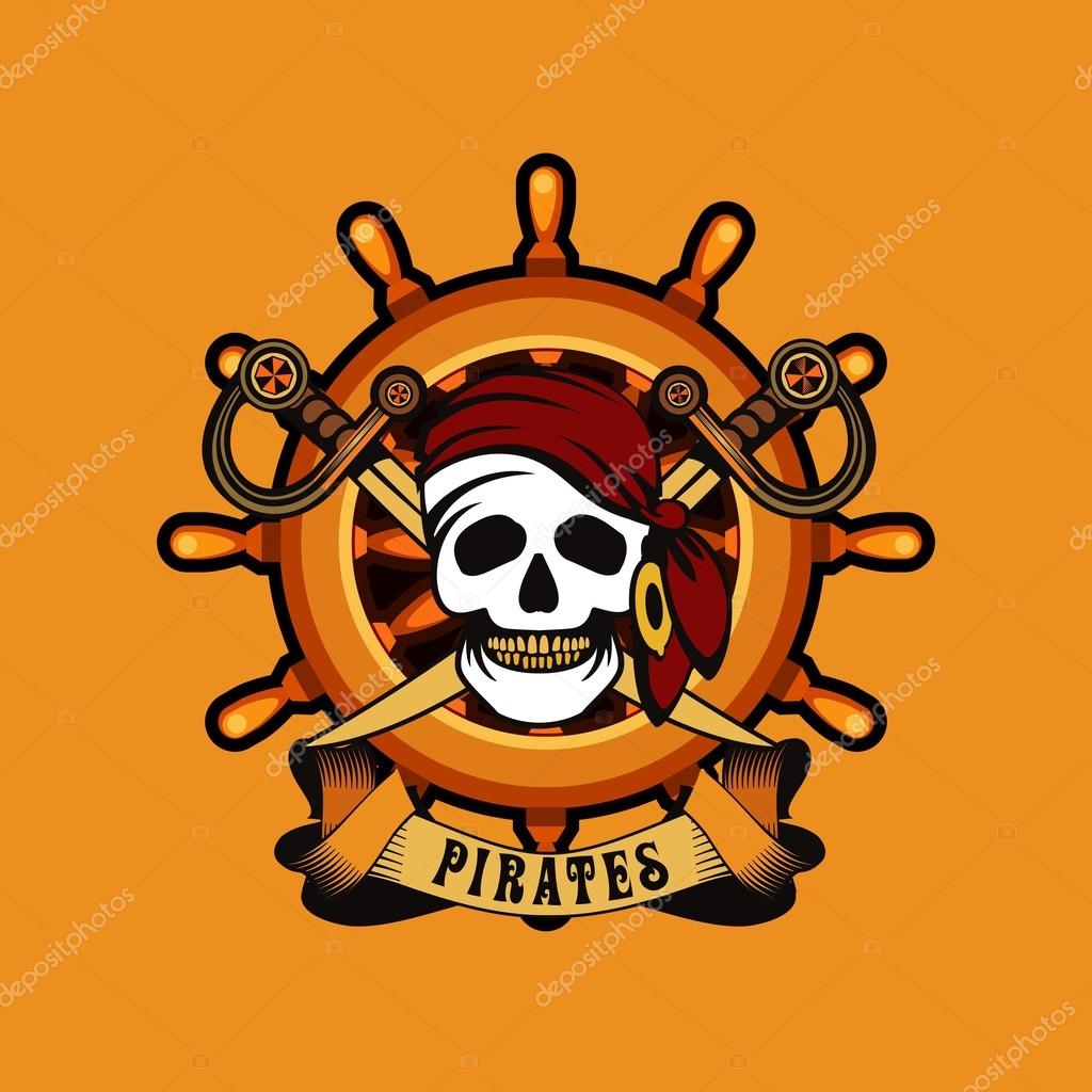Pirate emblem Stock Vector Image by ©marrishuannna #86357872