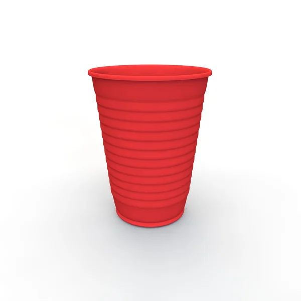 Red plastic cup Stock Photo by ©NikolayN 50874639