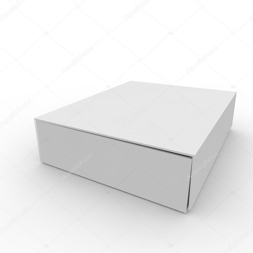 White empty box — Stock Photo © injenerker #53402369