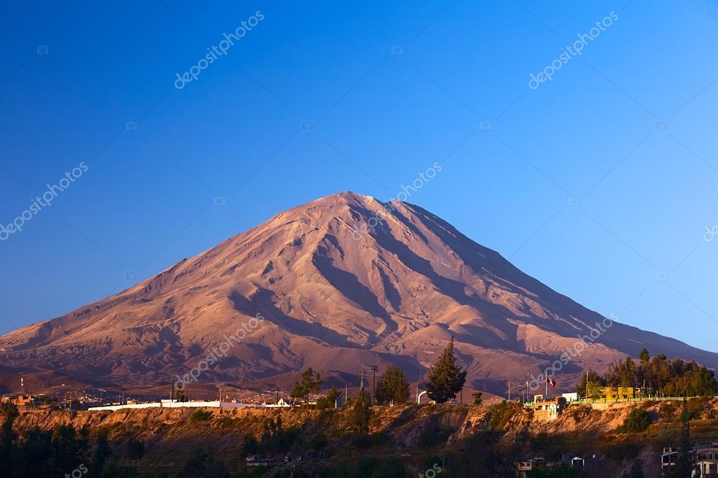 Misti Volcano at Arequipa, Peru Stock Photo by ©svenschermer 58319465
