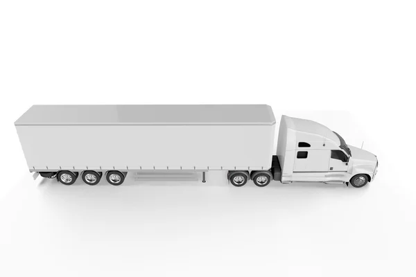 Truck trailer white Stock Photos, Royalty Free Truck trailer white ...