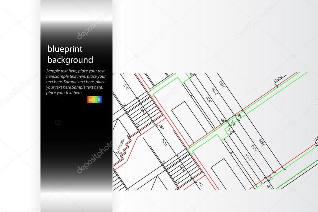Vector Blueprint Background Stock Vector Image by ©semisatch #113985286
