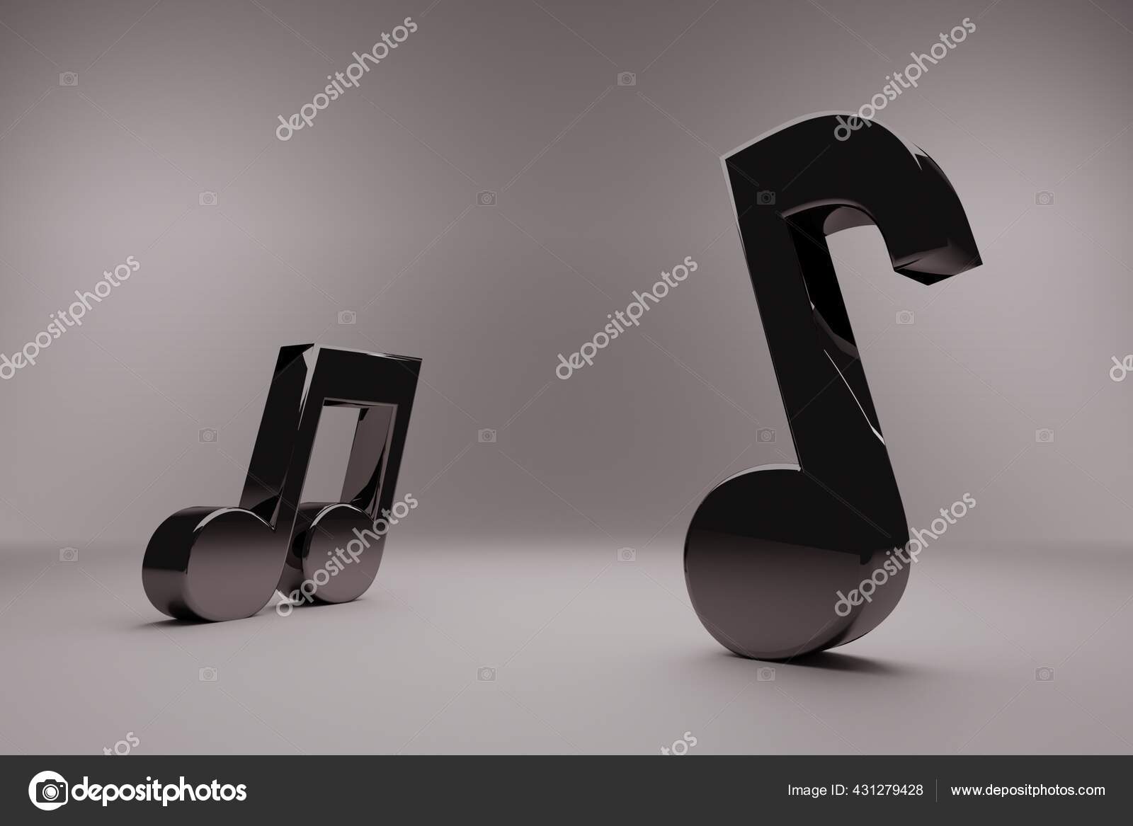 Concepto Fondo Musical Con Notas Renderizado: fotografía de stock © semisatch #431279428 ...