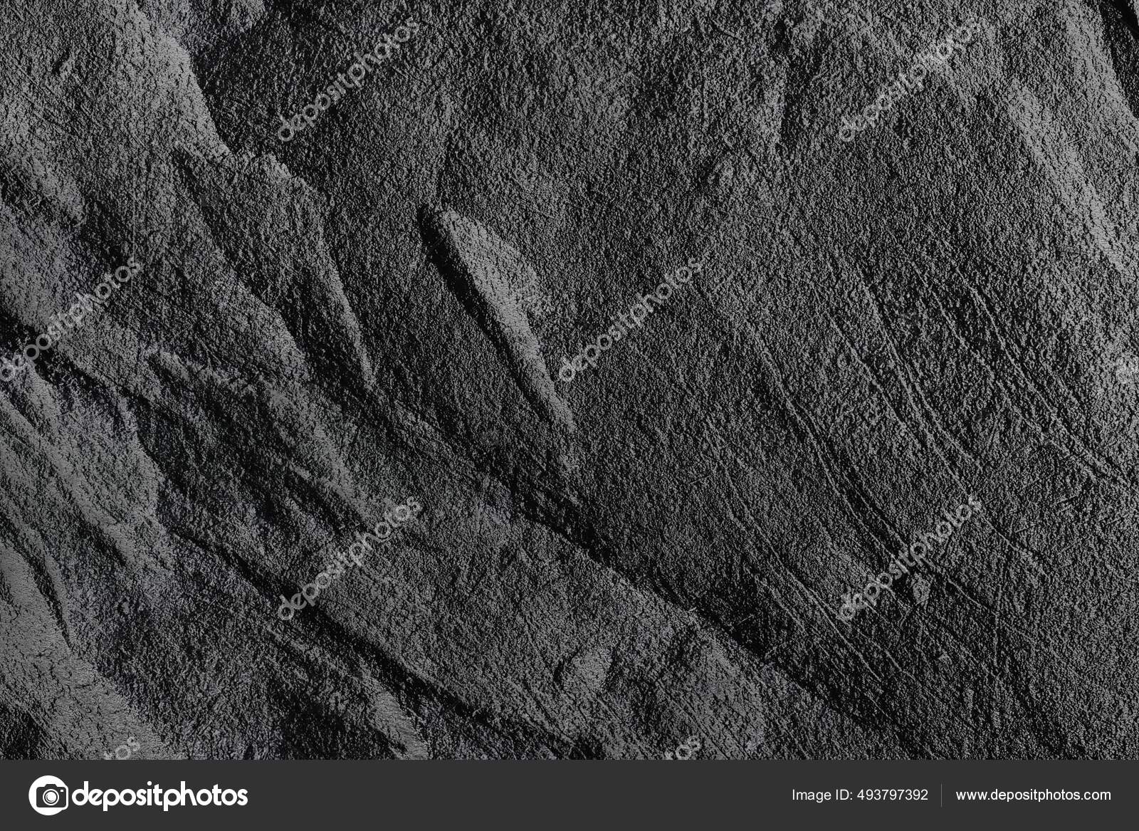 Batu Hitam Atau Latar Belakang Tekstur Batu Tekstur Desain Dinding ...