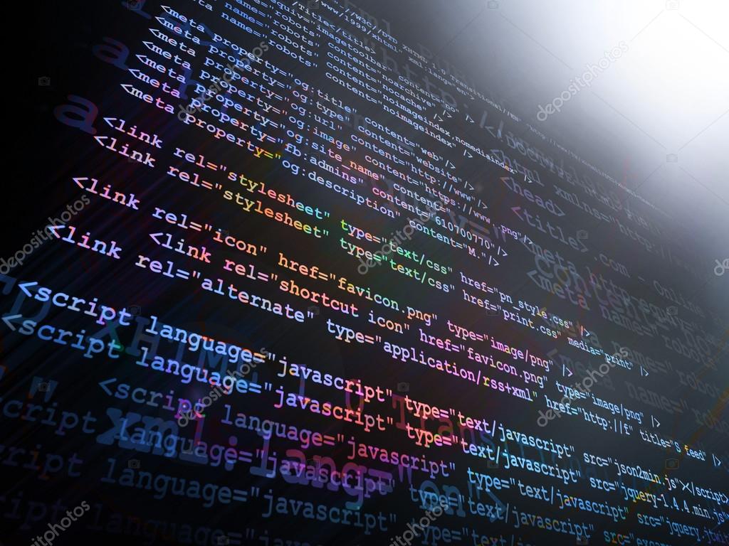 Source code technology — Stock Photo © semisatch #90791970