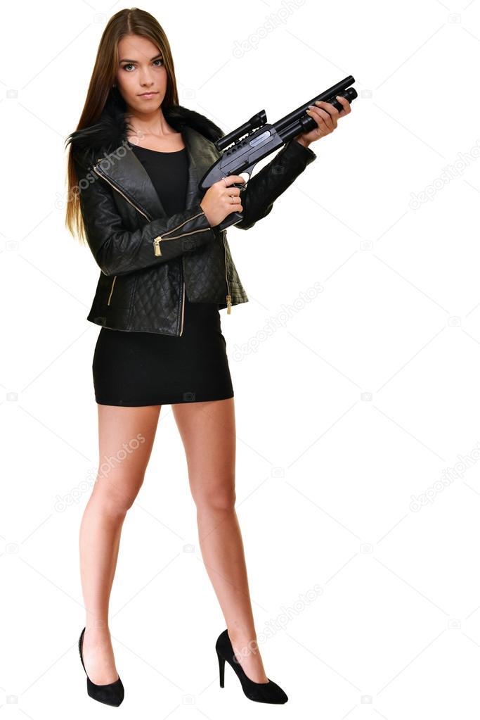 Tommy Gun Gangster Girl