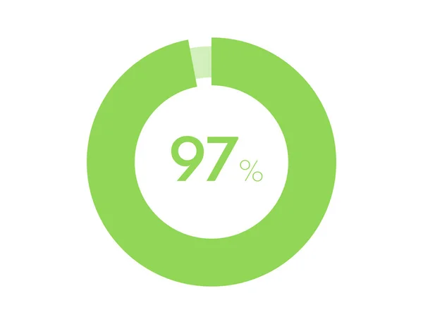 Circle Diagrams Infographics Vector Percentage Ready Use Web Design Stock Vector by ...