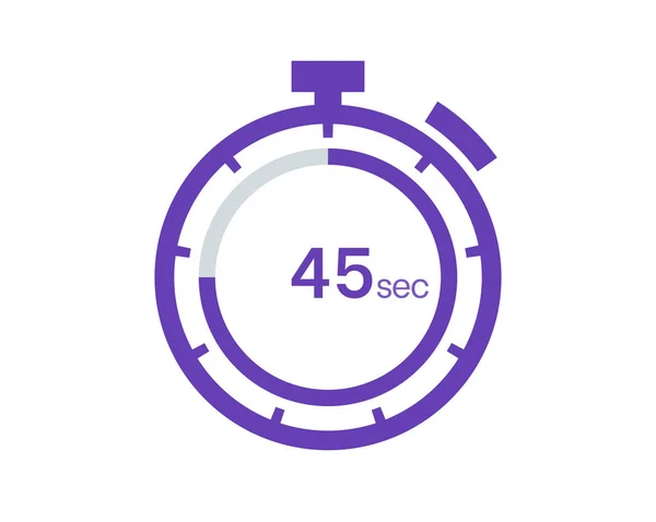 Timer Sec Icon Seconds Digital Timer Clock Watch Timer Countdown Stock