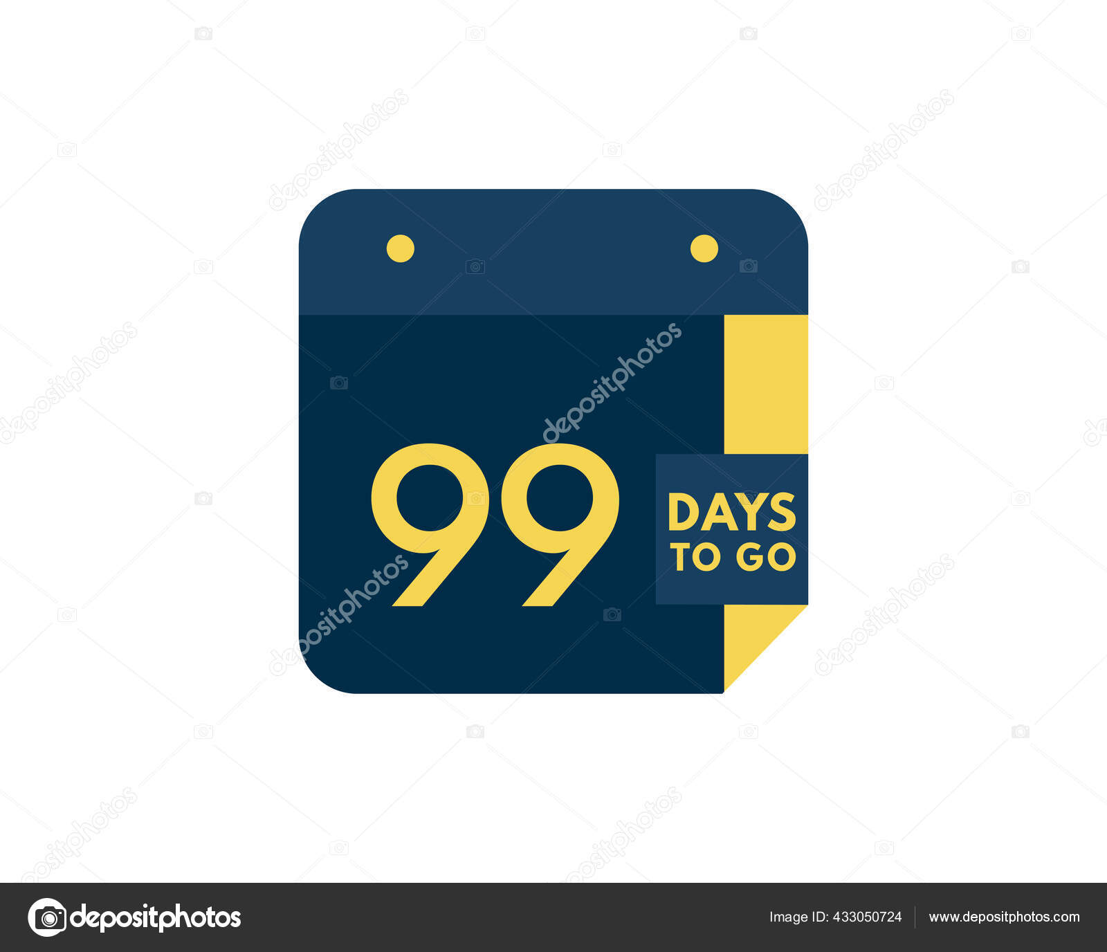 Days Calendar Icon White Background Days Countdown Countdown Left Days ...