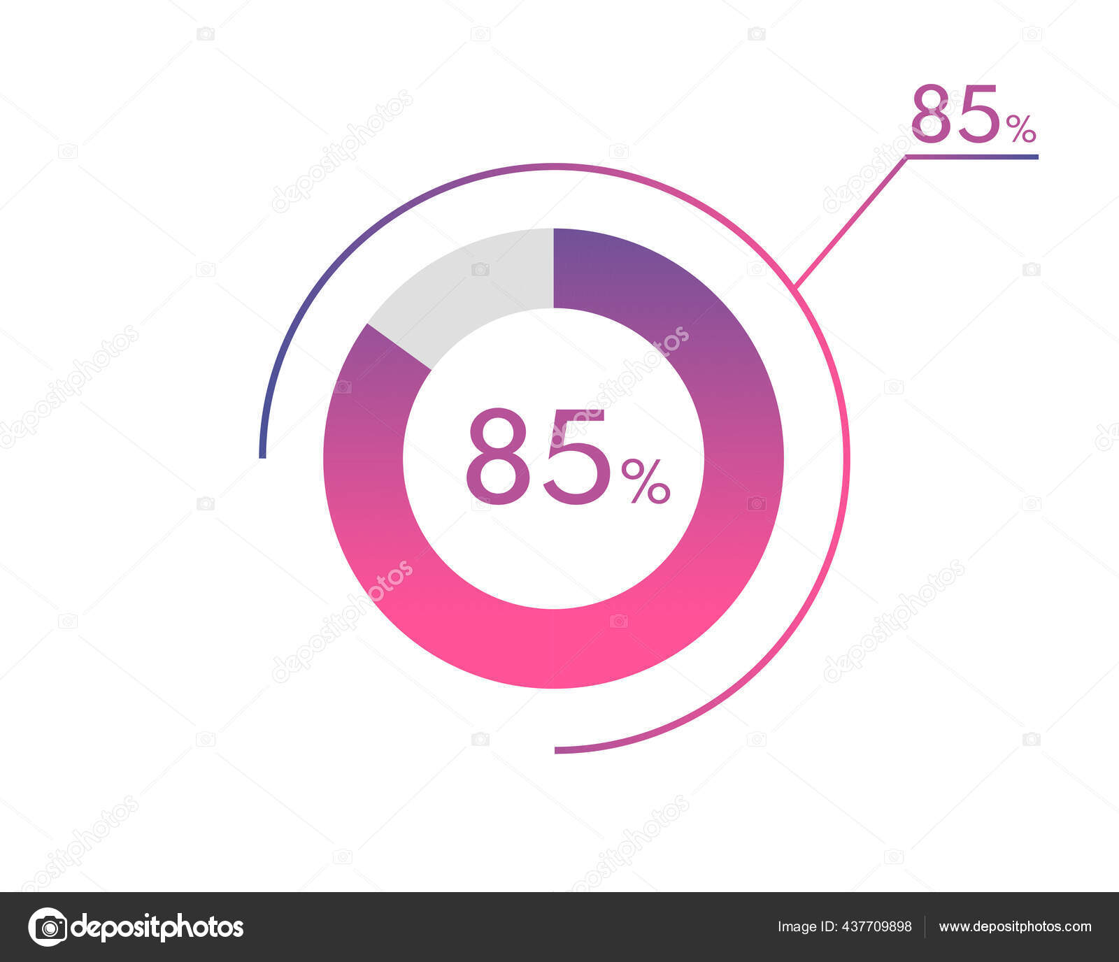 Percentage Diagrams Pie Chart Your Documents Reports Circle Percentage ...