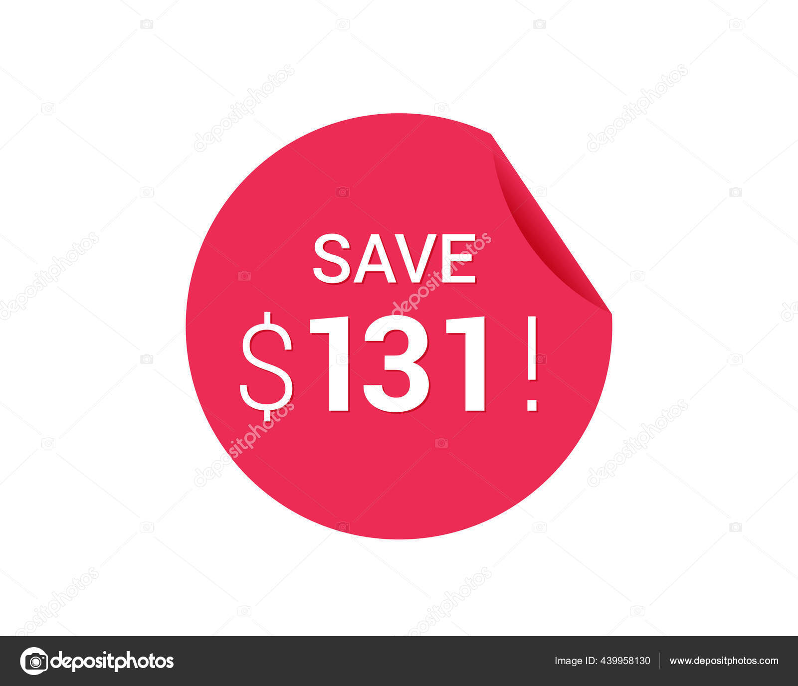 131 Dollars 131 Dollar Stock Vector by ©RubelHossain 439958130