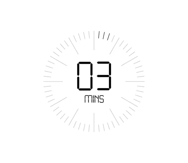Timer 3 min Vector Art Stock Images | Depositphotos