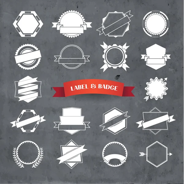 Vintage Labels, Stamp and badge Design Collection — Stock Vector ...