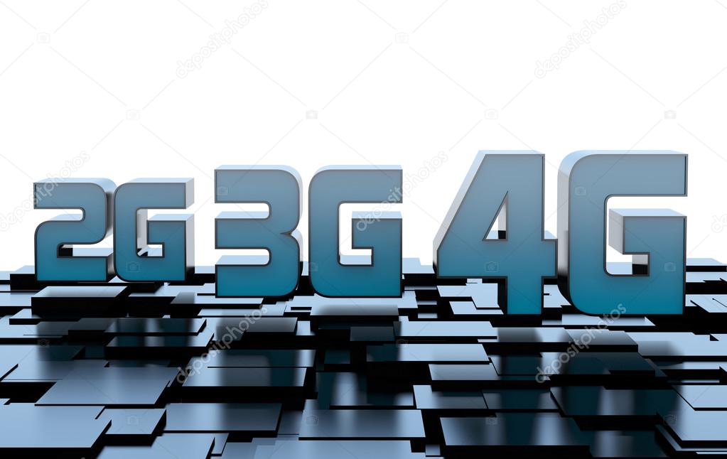 Mobile network speed symbols — Stock Photo © conceptw #71805953