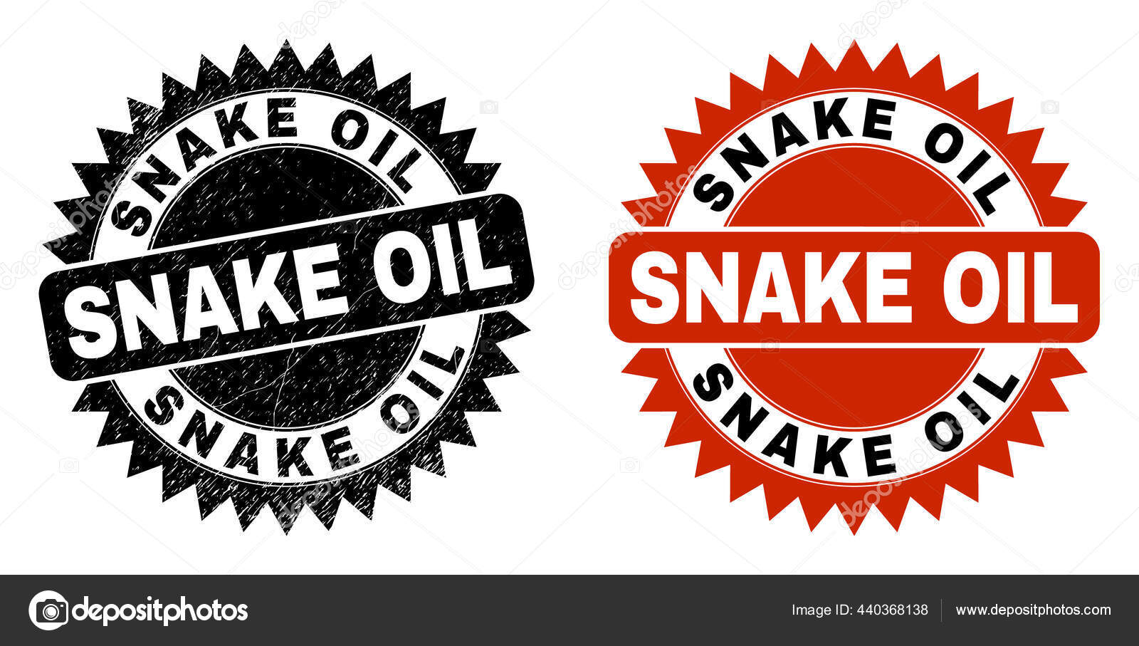 SNAKE OIL Black Rosette Watermark with Unclean Texture Stock Vector ...