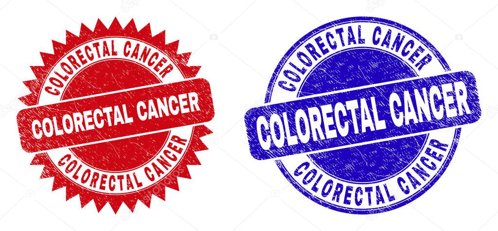 CANCER COLORECTAL Sellos redondeados y sellos de roseta con superficie ...