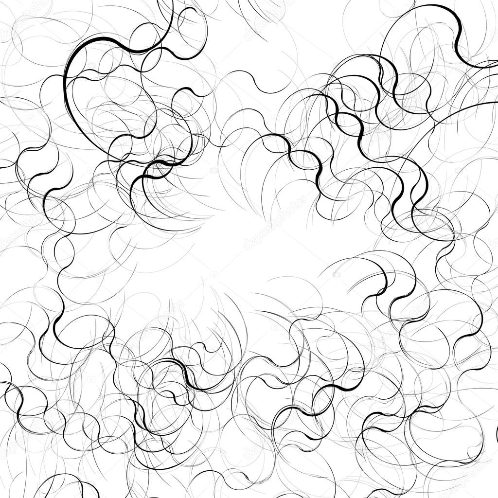 Curly, curved abstract lines background — Stock Vector © vectorguy ...
