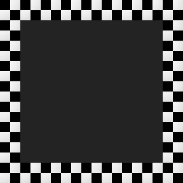 Checkered frame | Black and White Checkered Frame with Embroidery ...