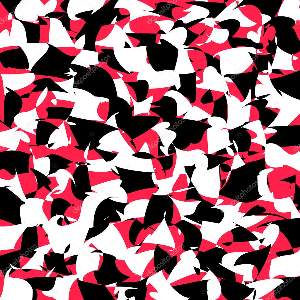 Abstract scattered random shapes pattern Stock Vector Image by ...