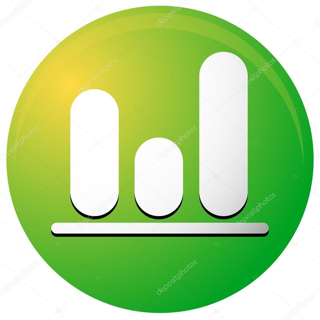 Bar graph, bar chart symbol Stock Vector by ©vectorguy 109779794