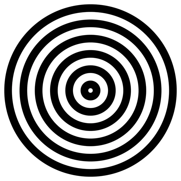 Concentric Circles Radiating Radial Circles Lines Stock Vector by ...