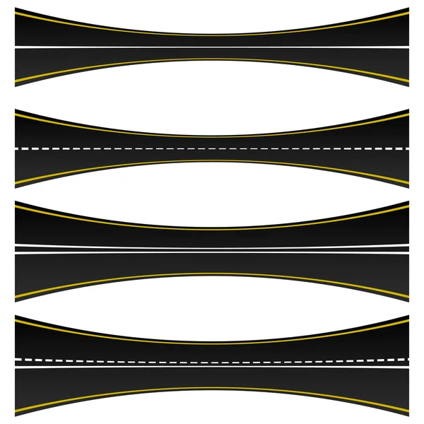 Road, highway, roadway shapes set Stock Vector Image by ©vectorguy ...