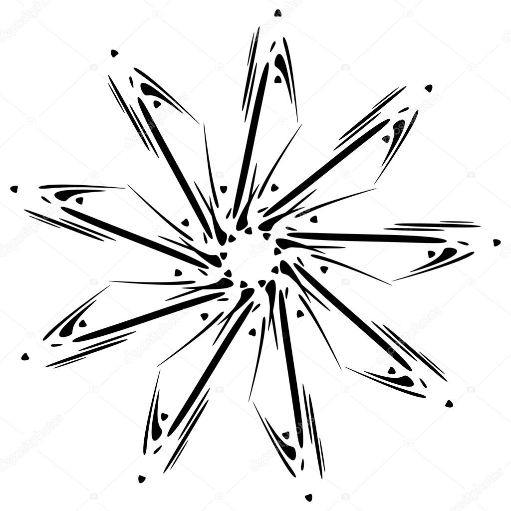 Circular design with distortion effect. Stock Vector by ©vectorguy ...