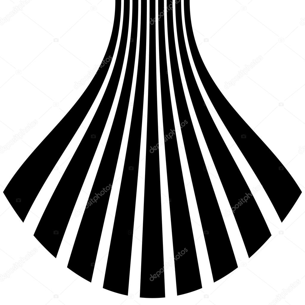 Lines with distortion effect Stock Vector Image by ©vectorguy #115659200