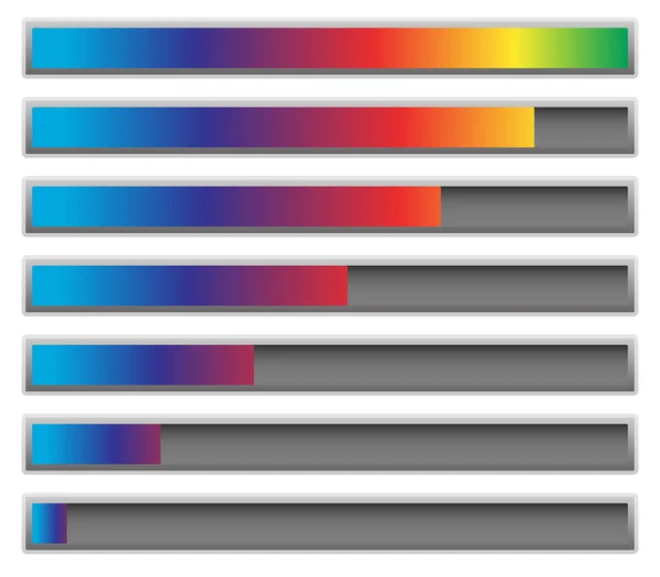 Set of progress, loading bars Stock Vector Image by ©vectorguy #115661678