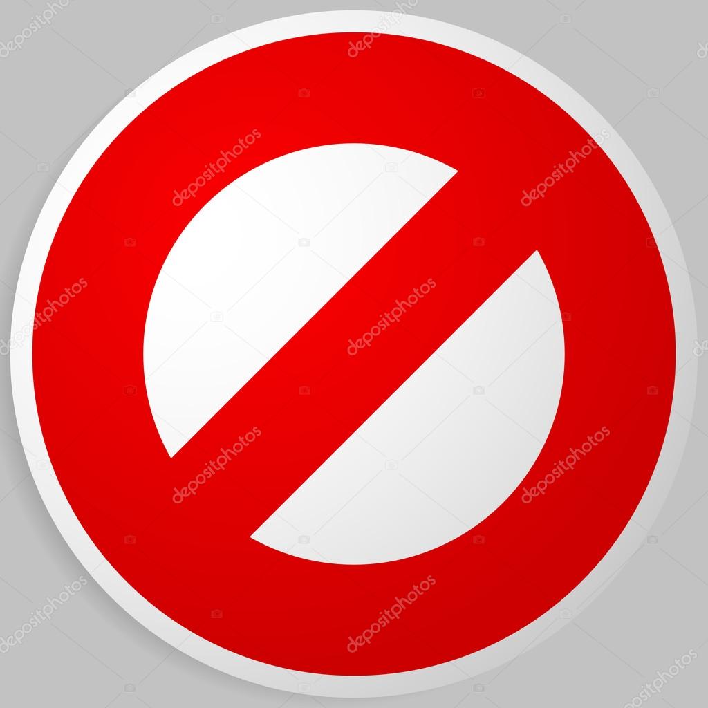 Interdiction, signe de restriction Vecteur par ©vectorguy 115674278