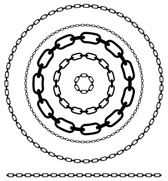 Chains, chain link shapes Stock Vector Image by ©vectorguy #76386867