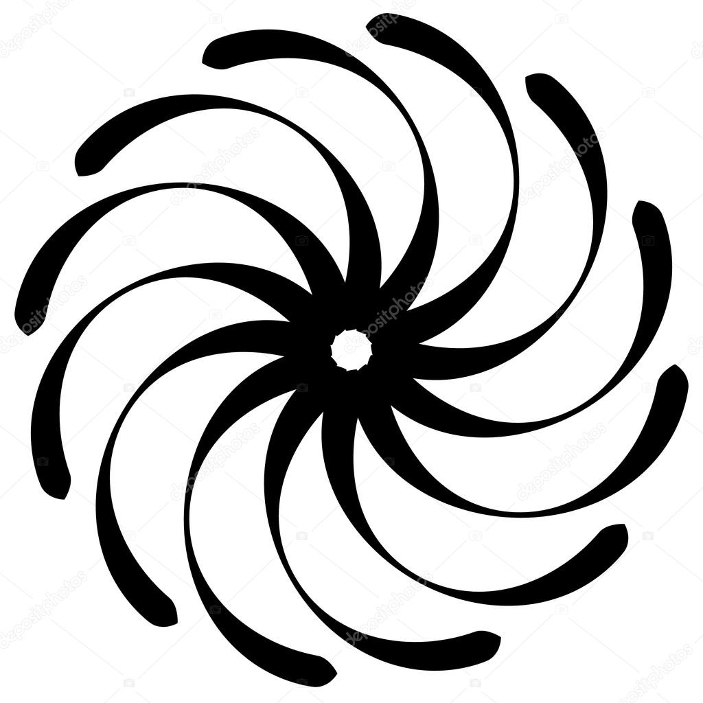 Spiral shape on white. Stock Vector by ©vectorguy 116051282