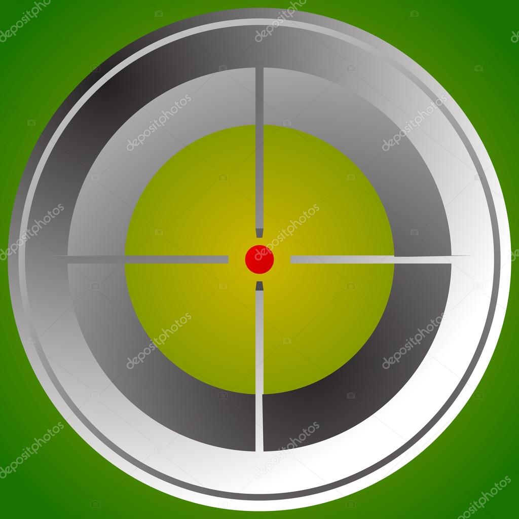 Target mark, reticle, crosshair icon Stock Vector by ©vectorguy 117509450
