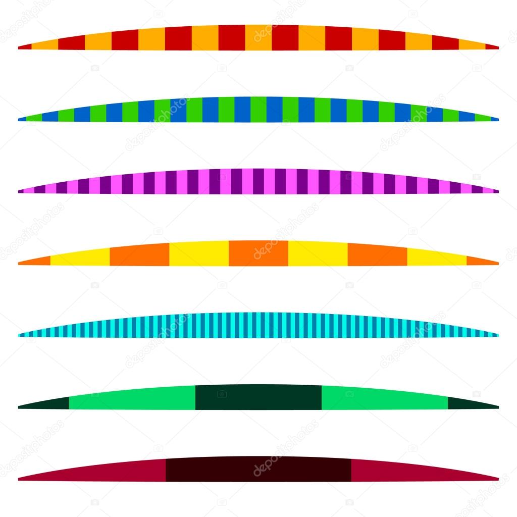 Horizontal line dividers set Stock Vector Image by ©vectorguy #118035926