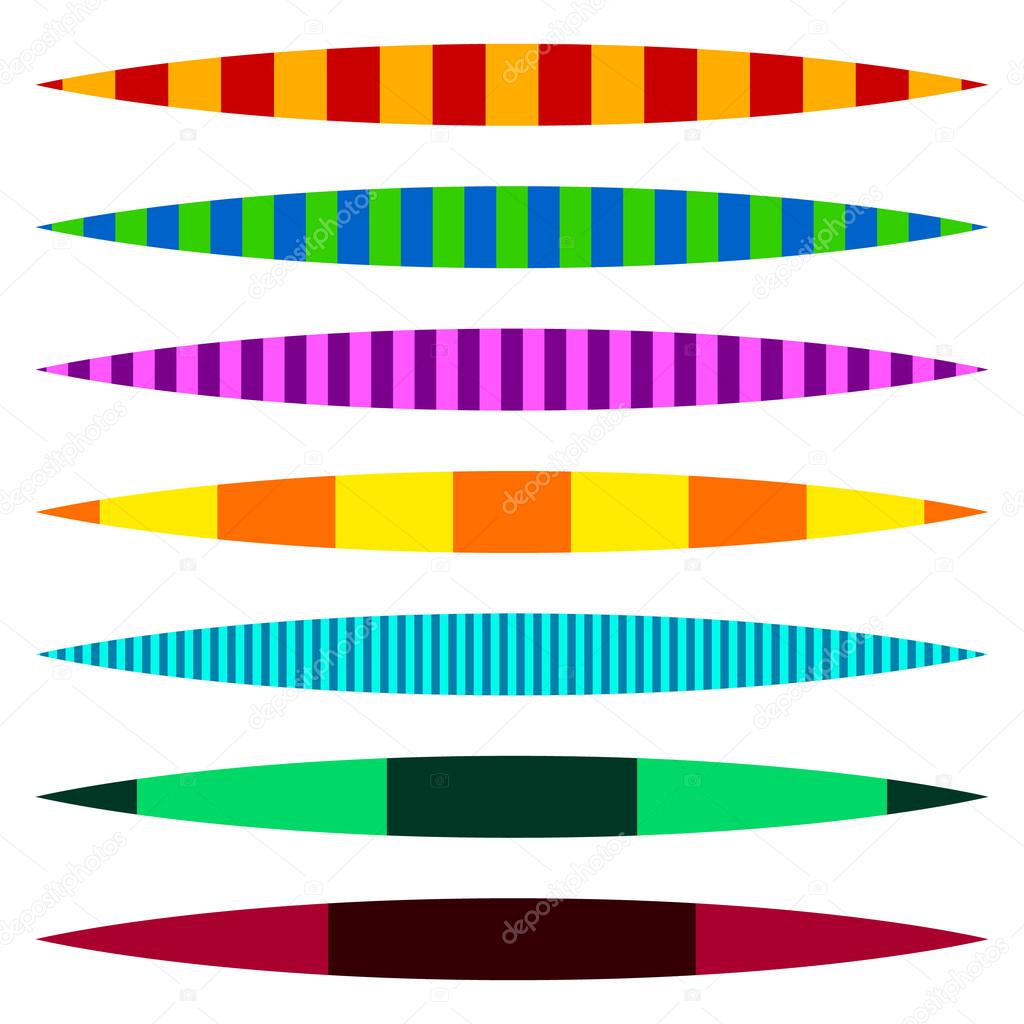 Horizontal line dividers set Stock Vector Image by ©vectorguy #118035944