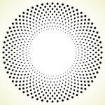 Blue halftone circles background Stock Vector Image by ©SvetlanaR #3614720