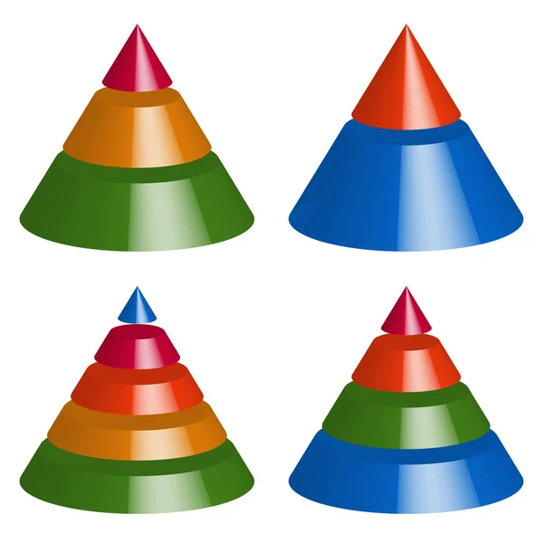 3d red pyramid symbol Stock Vector Image by ©vectorguy #68175333