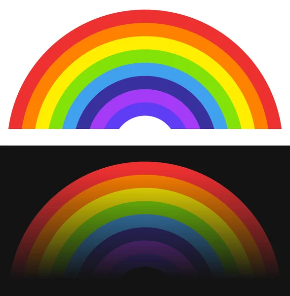 Rainbow shape with tweaked version Stock Vector Image by ©vectorguy ...